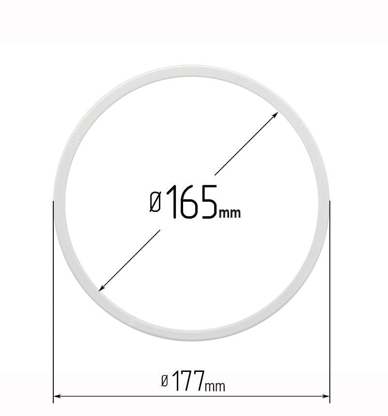D165 mm Stretch Ceilings Reinforcement Circle Rings/Protective Thermal ...