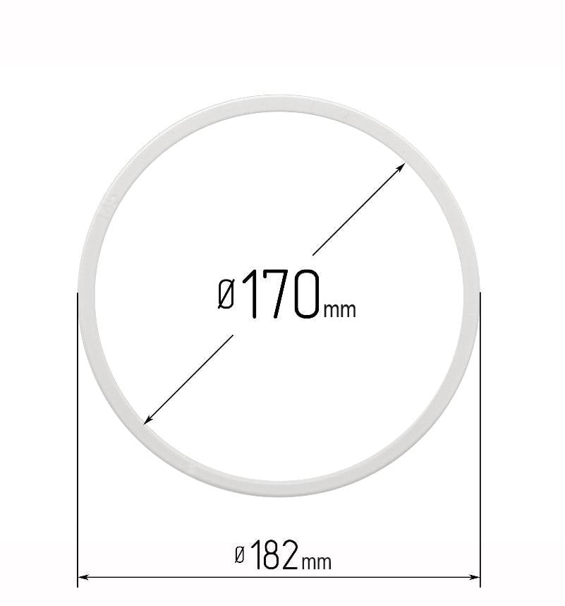 D170 mm Stretch Ceilings Reinforcement Circle Rings/Protective Thermal ...