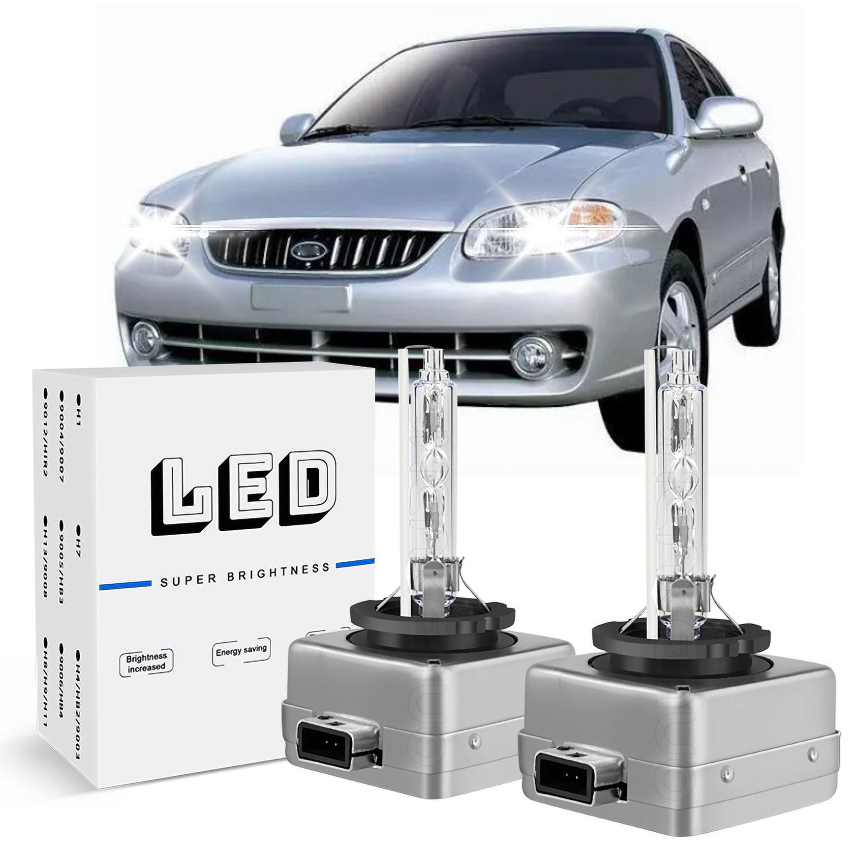 D1S HID Xenon Replacement Headlight Bulbs High/Low Beam for Kia Optima 2011-2015 - Walmart.com