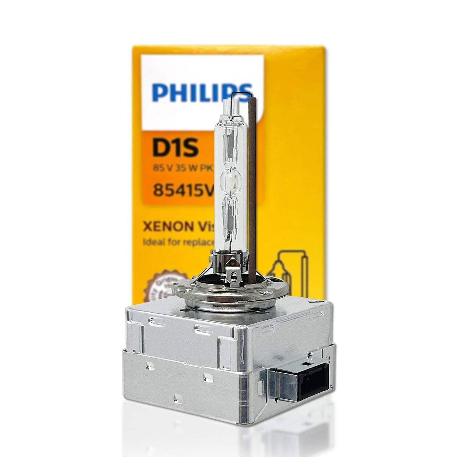 D1S: Philips Vision 85415VIC1 OEM Standard HID Xenon Bulb w/ COA Label ...