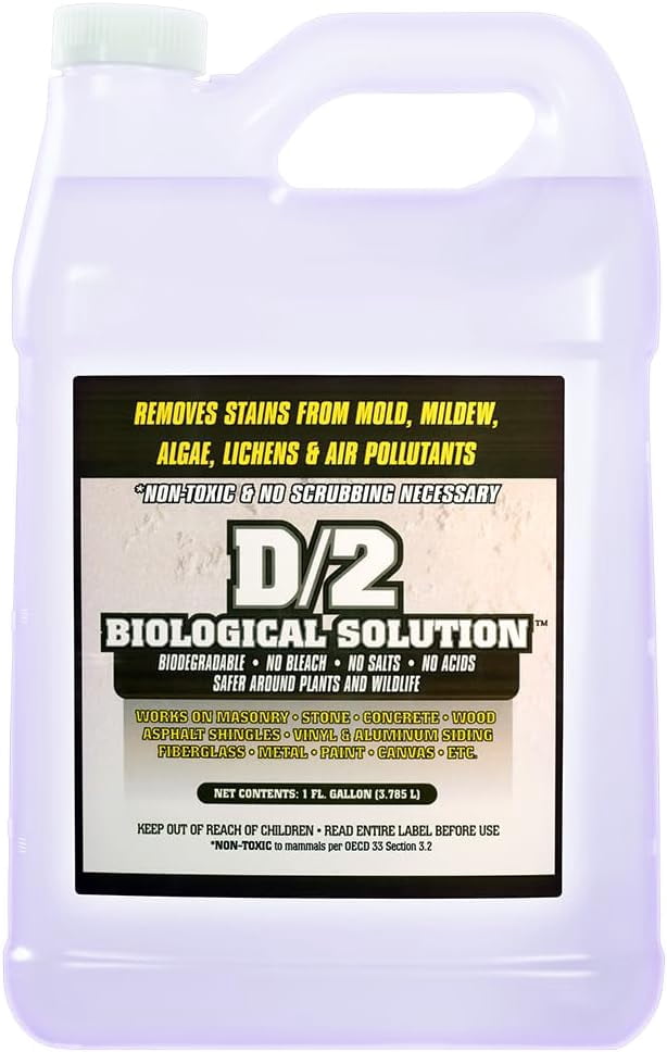 D2 Biological Solution - 1 Gallon - Professional-Grade Cleaner for Mold ...