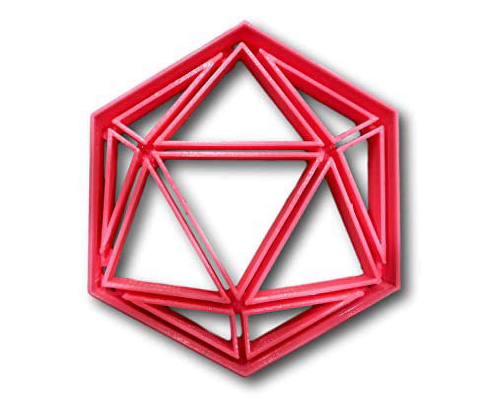 D20 Cookie Cutter- Fast Shipping - Sharp Edges - Exceptional Quality ...
