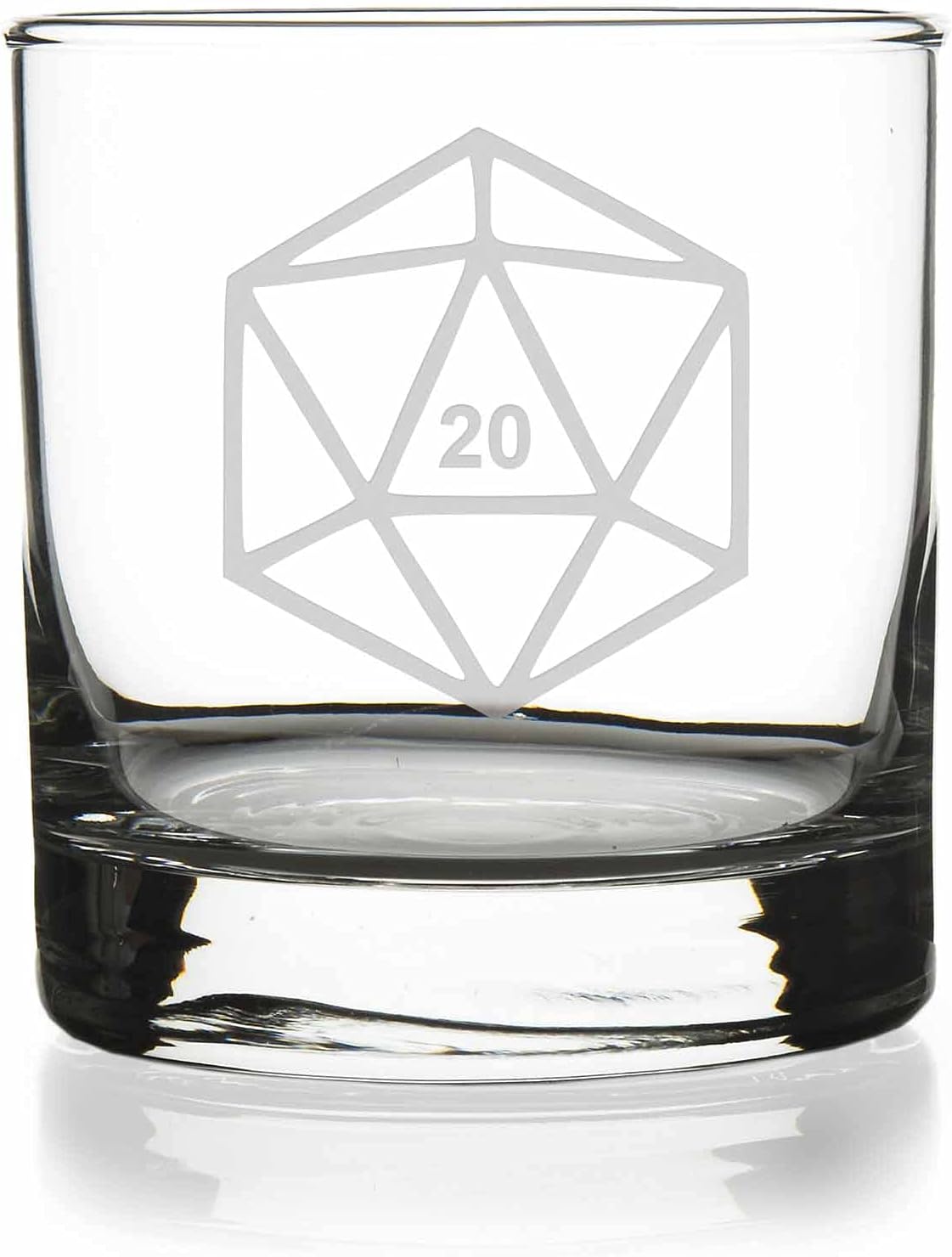 D20 Dnd Dice Round Rocks Glass - Dnd Glass, Dnd Gift, Dungeons, Dragons ...