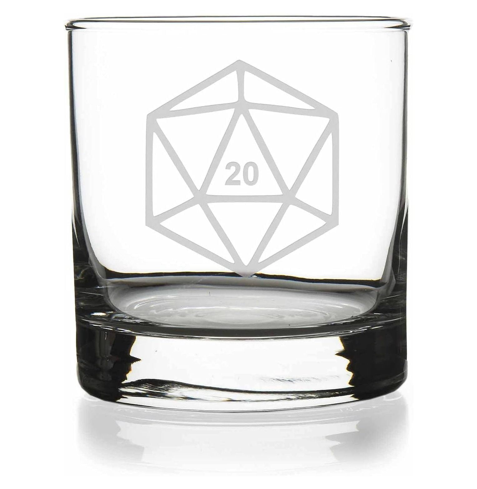 D20 Dnd Dice Round Rocks Glass - Dnd Glass, Dnd Gift, Dungeons, Dragons ...