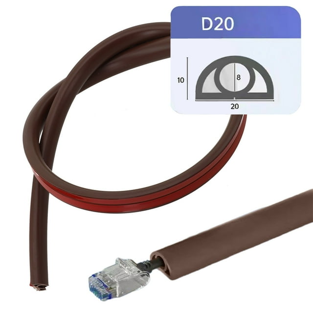 D20 Floor Cord Covers Cables Self Adhesive Floor Cable Protector Wire ...