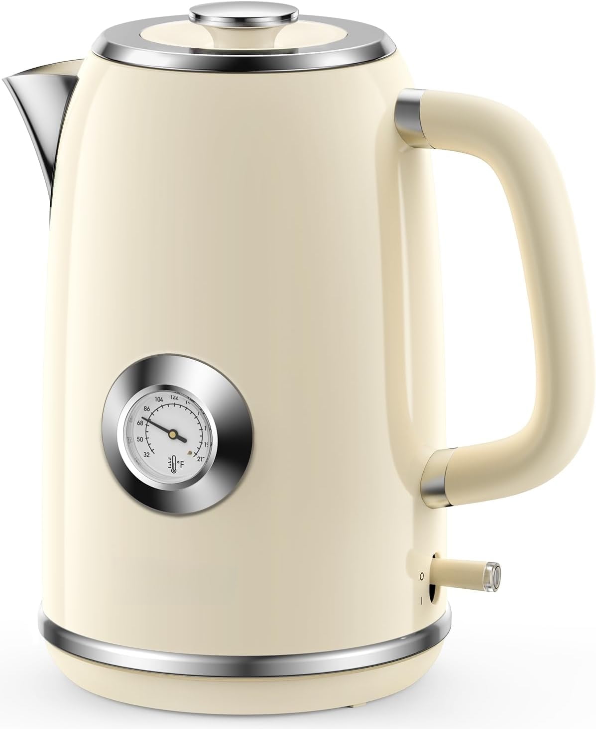 D2025 with Temperature Gauge, 1500W Fast Boiling Electric Tea Kettle ...