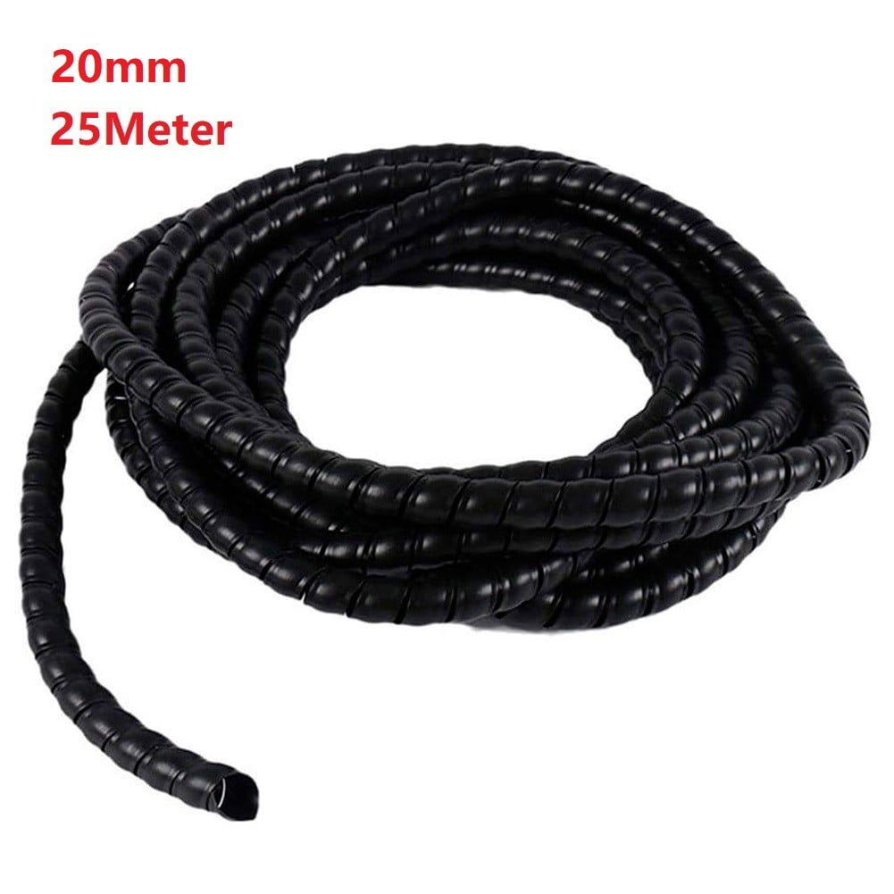 D20mm Wire Protector Hose Spiral Wound Wire Protector Cable Management ...