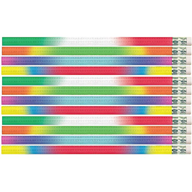 D2318 Rainbow-Rama - 36 Qty Package - Rainbow Colored Barrel Pencils ...