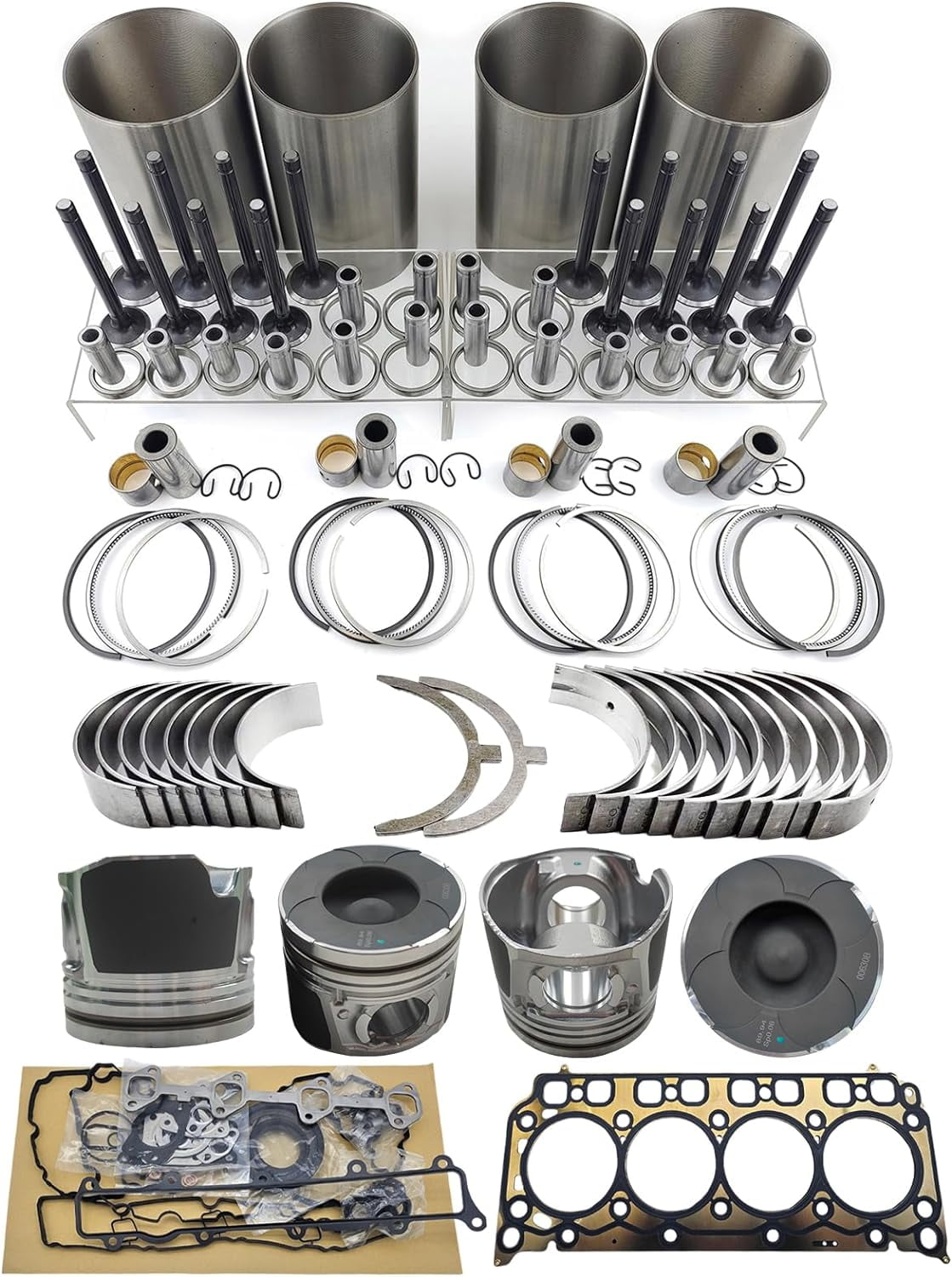 D24 Engine Overhaul Rebuild Kit For Doosan Daewoo D24 D24NAP Engine For ...