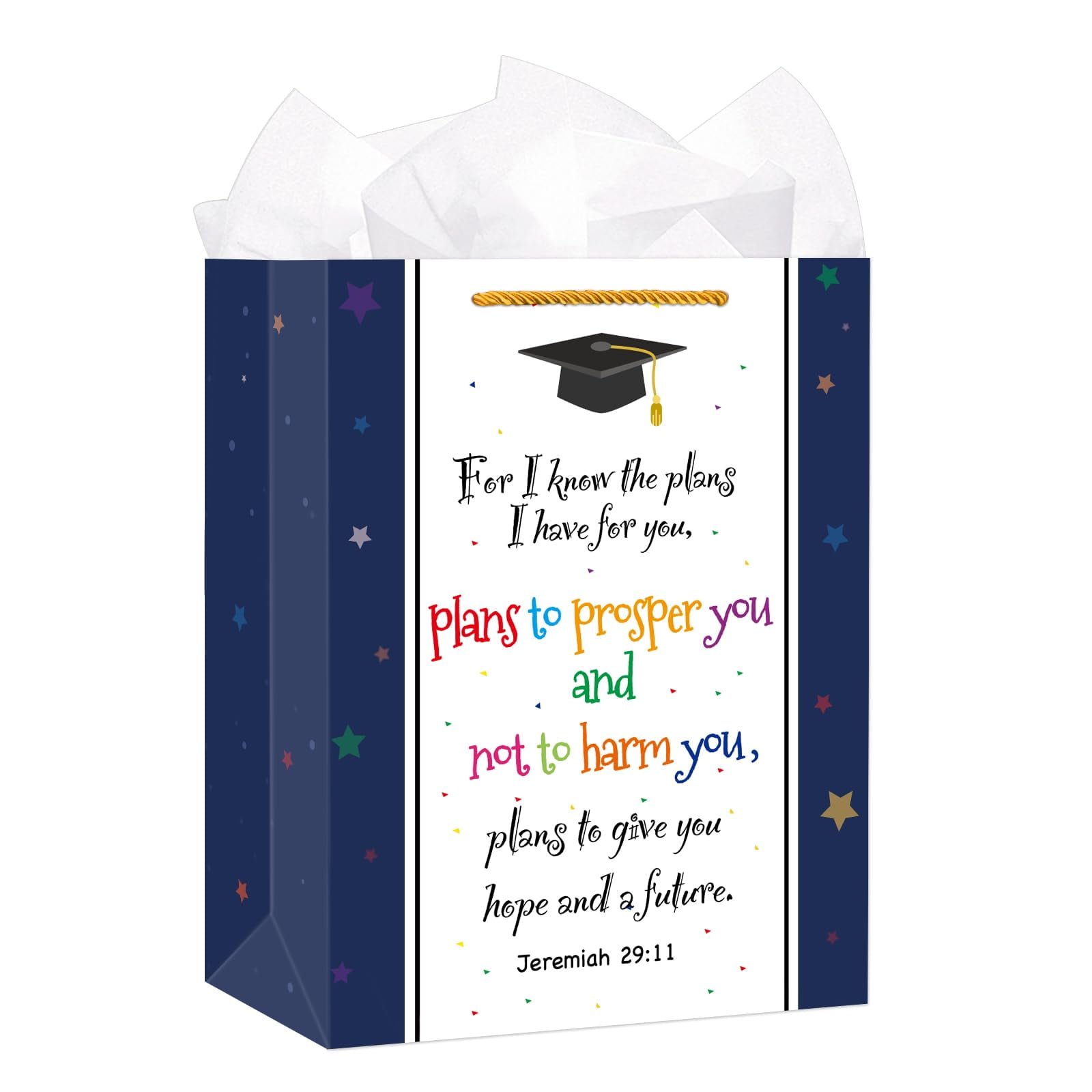 D24TIME Inspiration Graduation Gift TSF6 Bags-with Tissue Paper and 11. ...