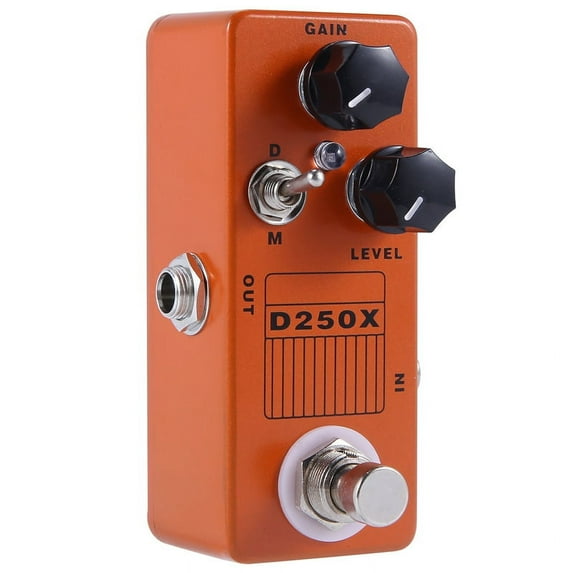 D250X Mini Overdrive Preamp Guitar Effect Pedal with True Bypass Switch ...