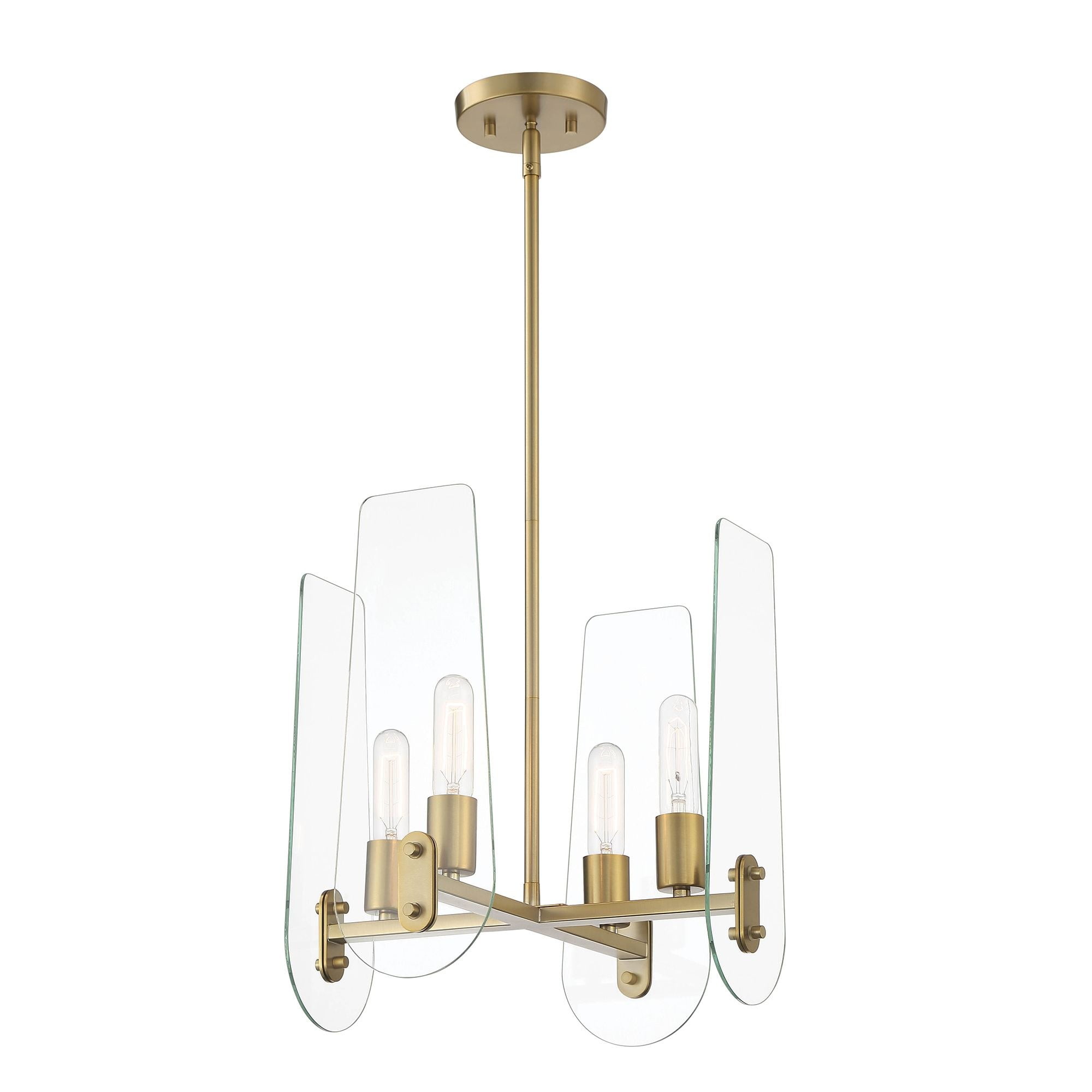 D256M-4CH-BG-Designers Fountain-Bergen Beach - 4 Light Chandelier In ...