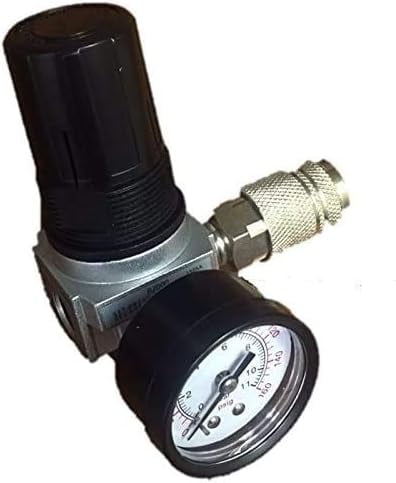 D27253 Craftman Air Compressor Regulator 4 Port Devilbiss w/Gauge Quick ...