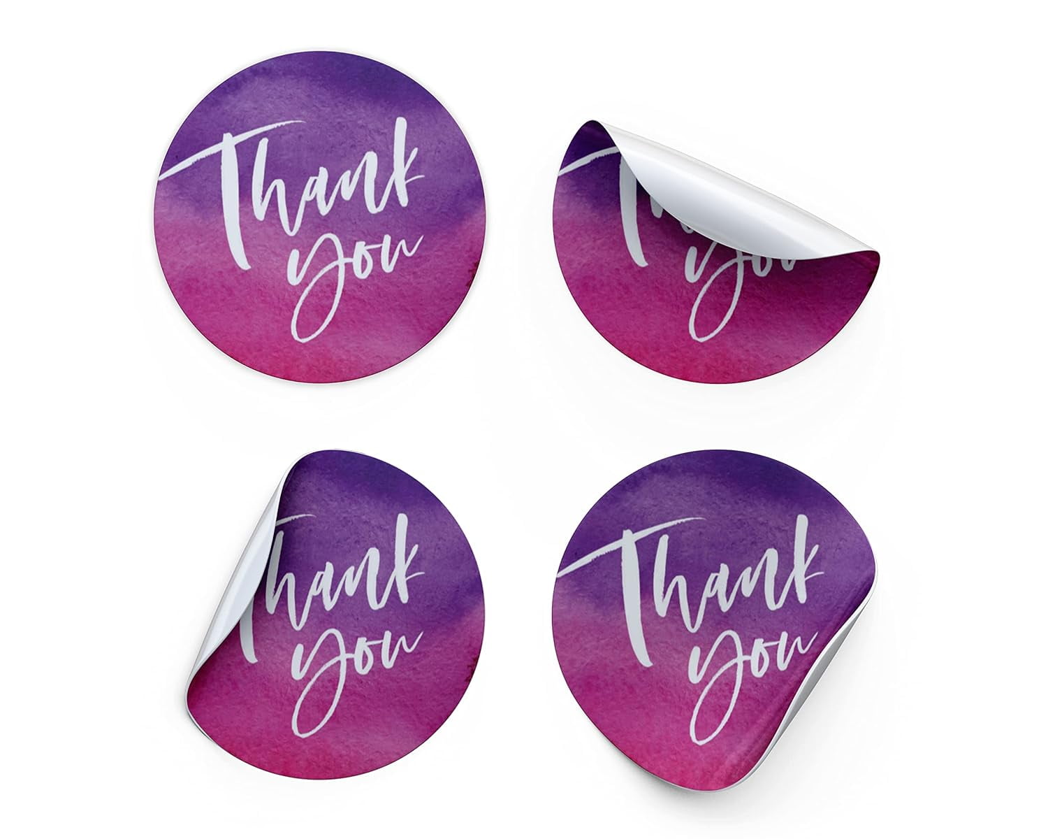 D2C Paper Decorative Pretty Adhesive Craft Sealing Thank You Stickers ...