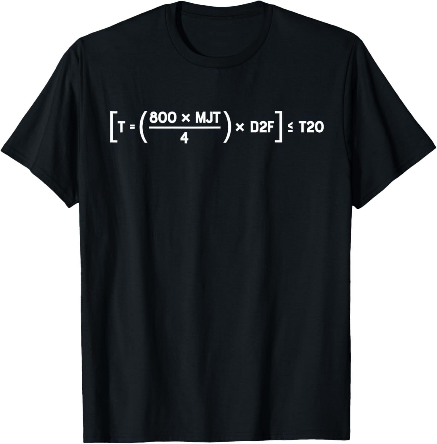 D2F Equation Silicon Valley Funny Math T-Shirt T-Shirt - Walmart.com
