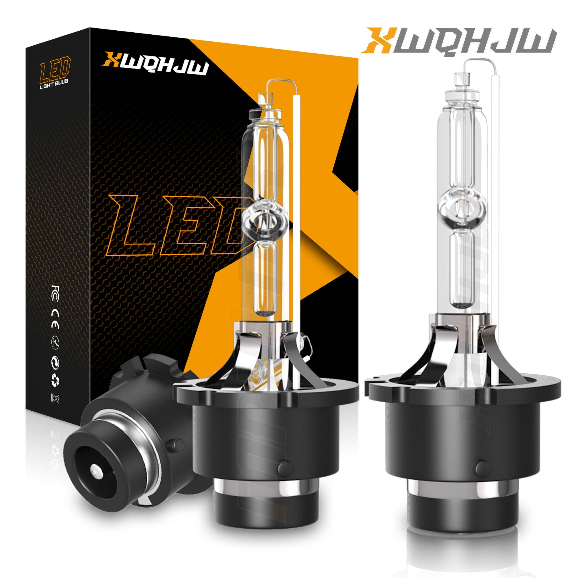 D2S D2R HID Headlight Bulb 35W 6000K White Low Beam and High Beam ...