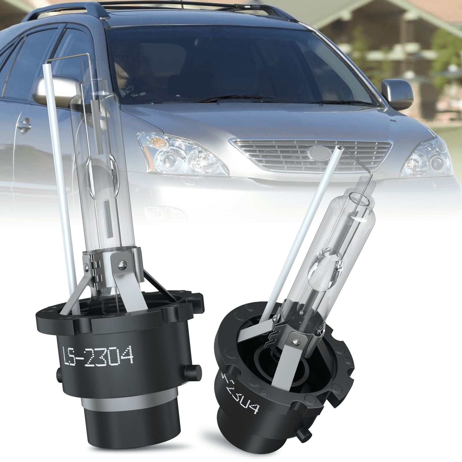 D2S Xenon HID Headlight Bulbs for Lexus RX330 2004-2006 Low Beam 6000K ...