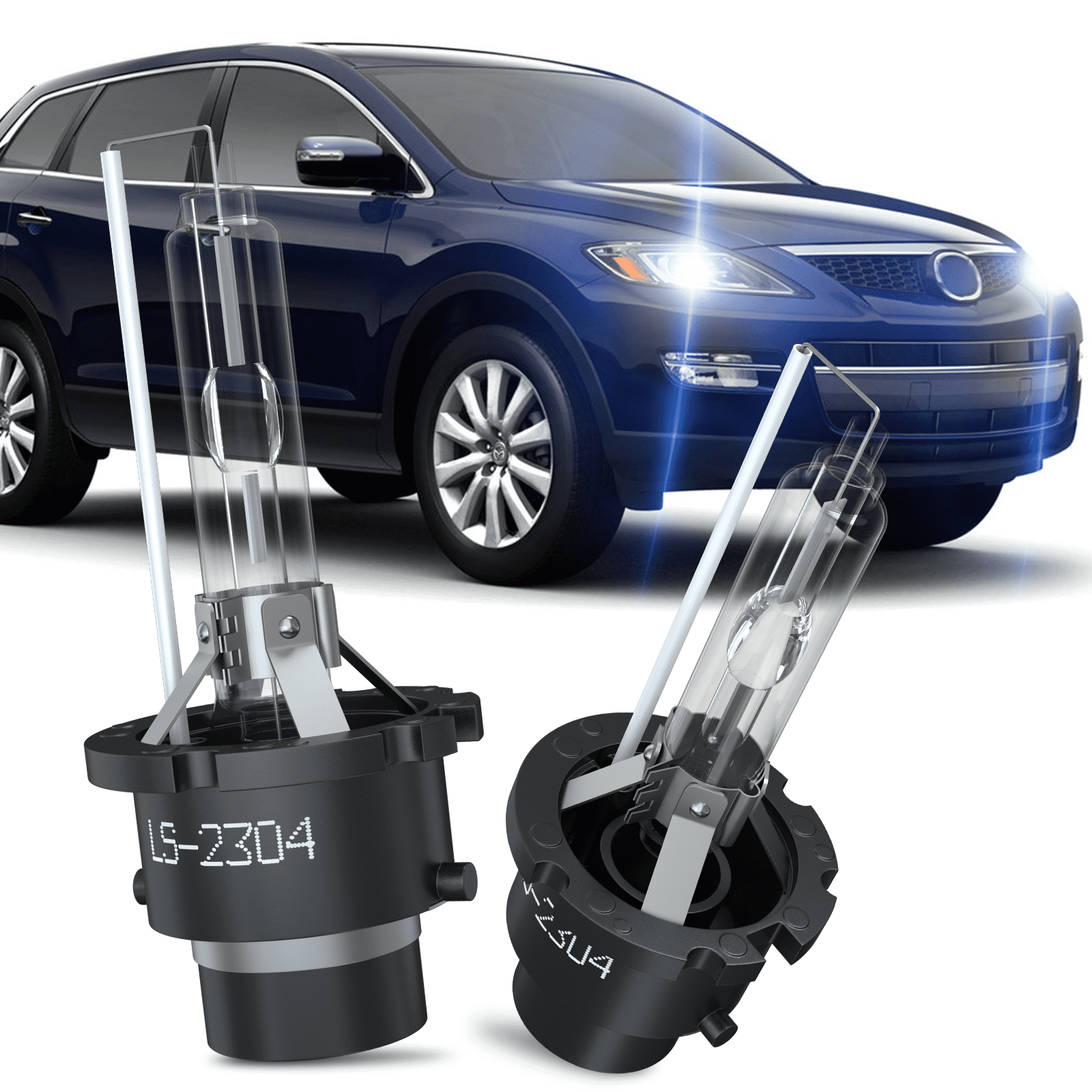 D2S Xenon Low Beam Headlight Bulb - Compatible with 2007 - 2012 Mazda ...