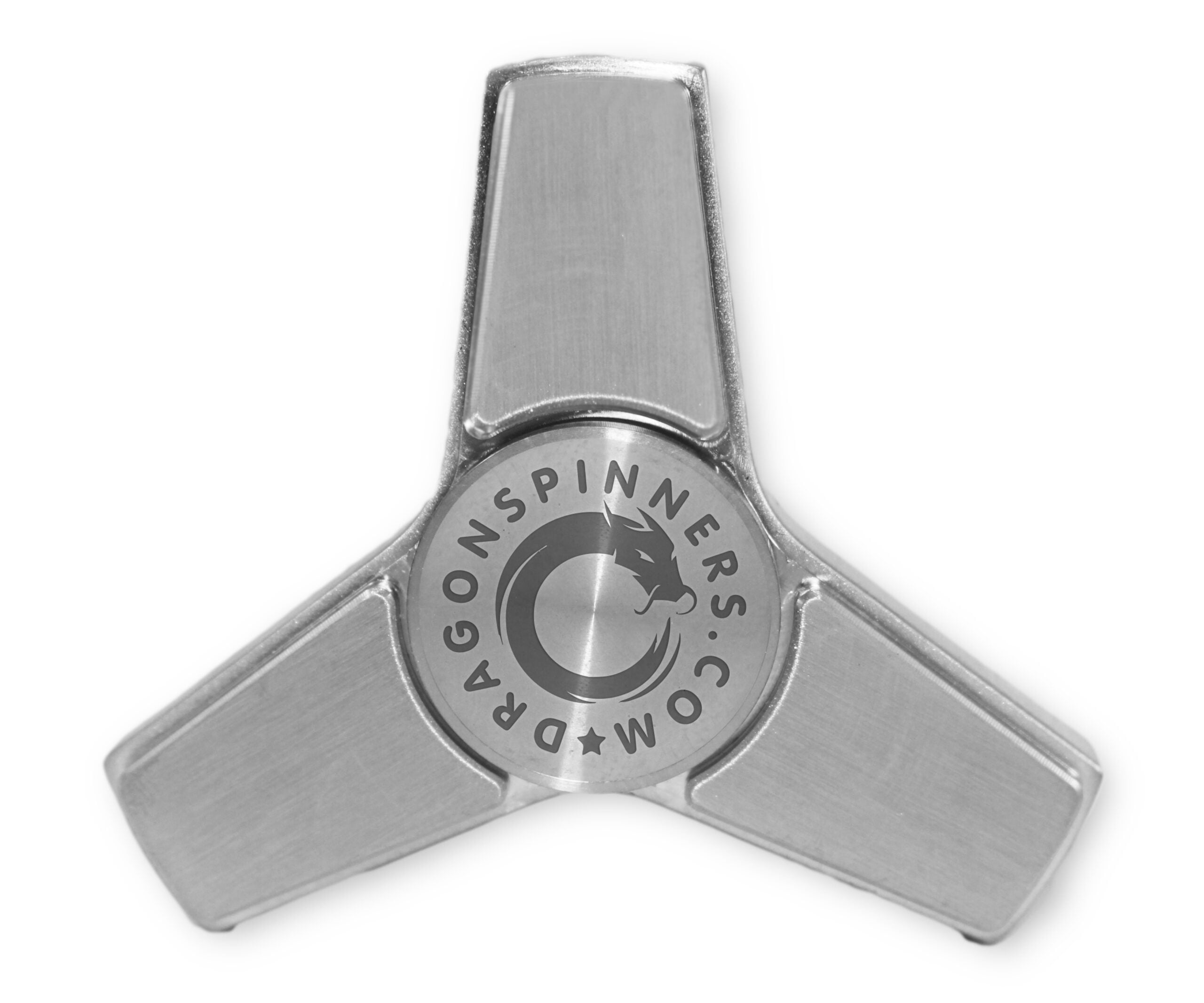 D3 Three-Winged Stainless Steel Metal Fidget Spinner – Maximum Spin Time – Precision Crafted ...