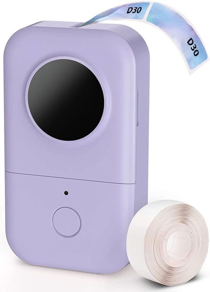 D30 Label Makers Machine - Portable Bluetooth Mini Sticker Thermal Label Printer Handheld ...