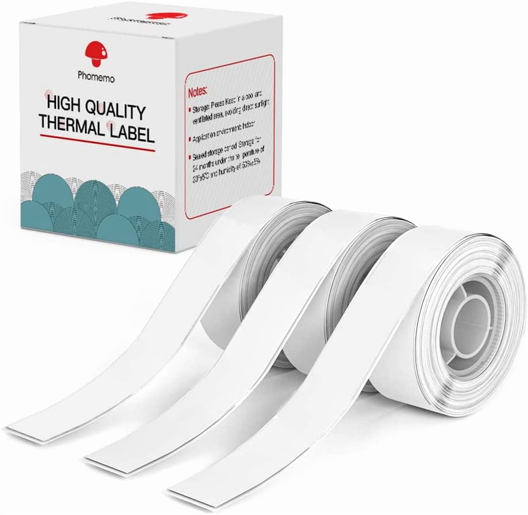 D30 Label Tape, 3 Roll Maker Thermal Labels, 0.59'' x 20ft Non-precut ...