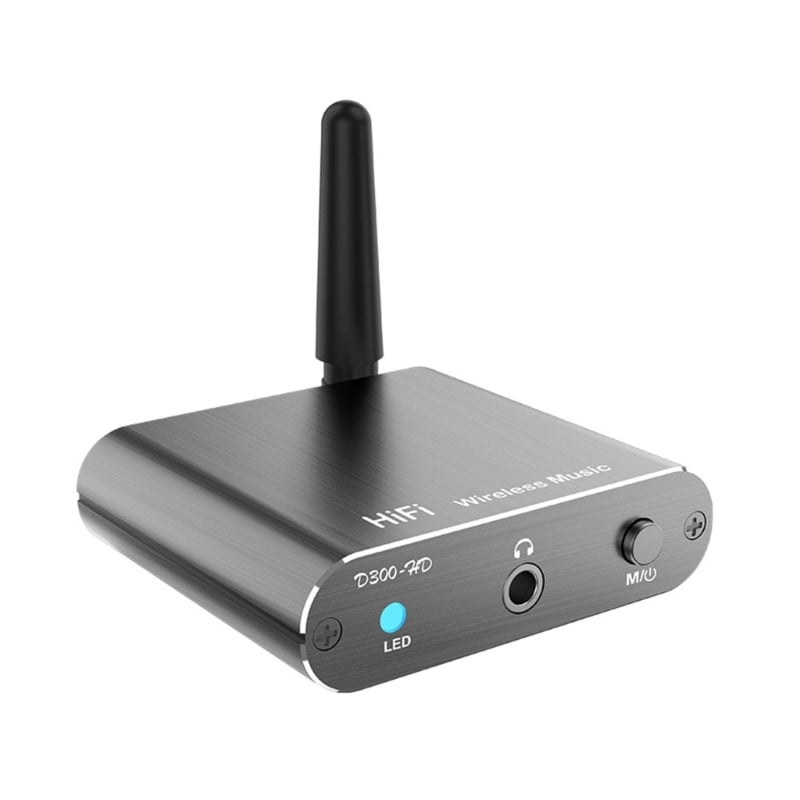 D300 Wireless Receiver Bluetooth-compatible V5.2 Adapt Fiber Coaxial ...