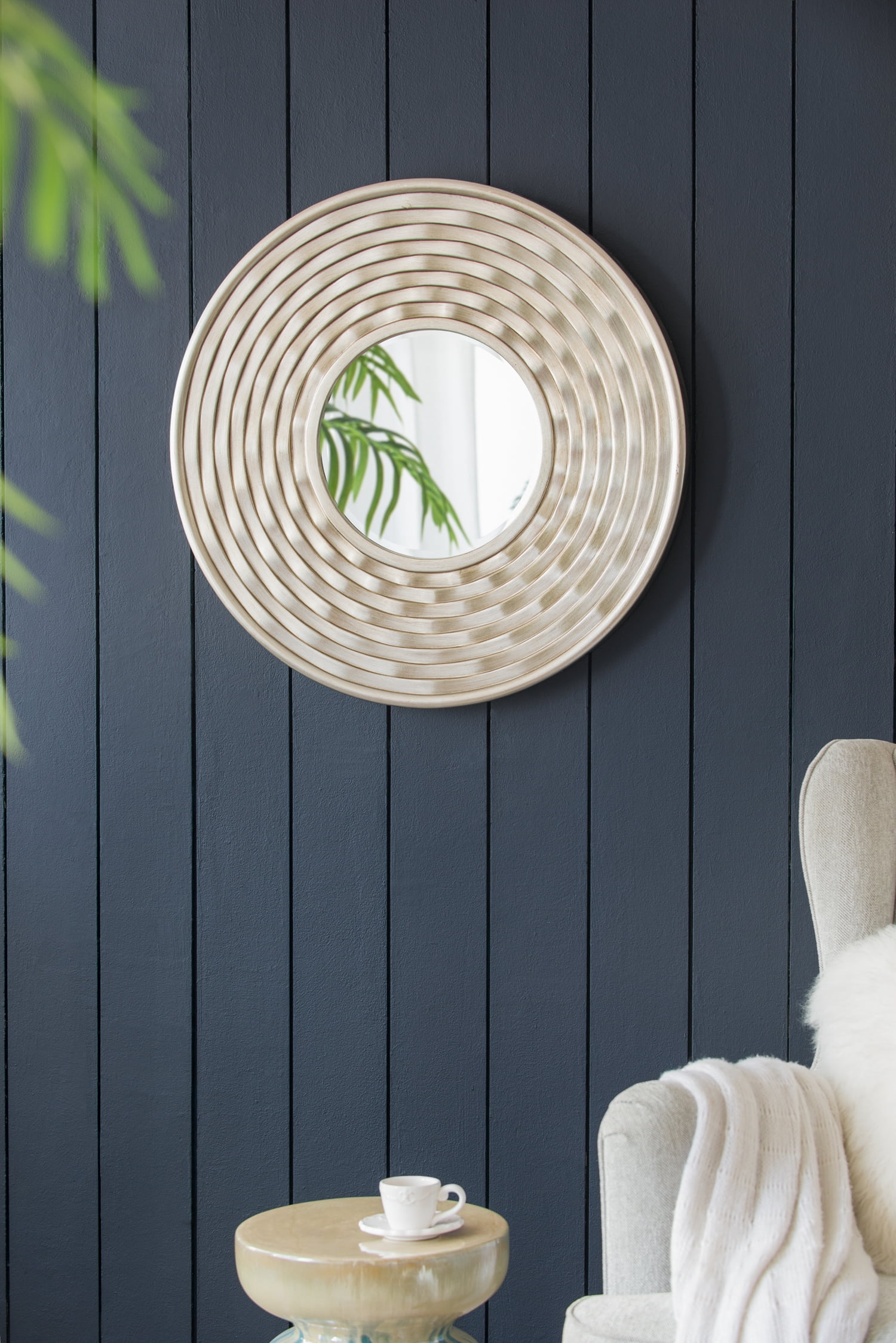 D31.3x2" Round Mirror, Wall Mounted Mirror Home Decor for Bathroom ...