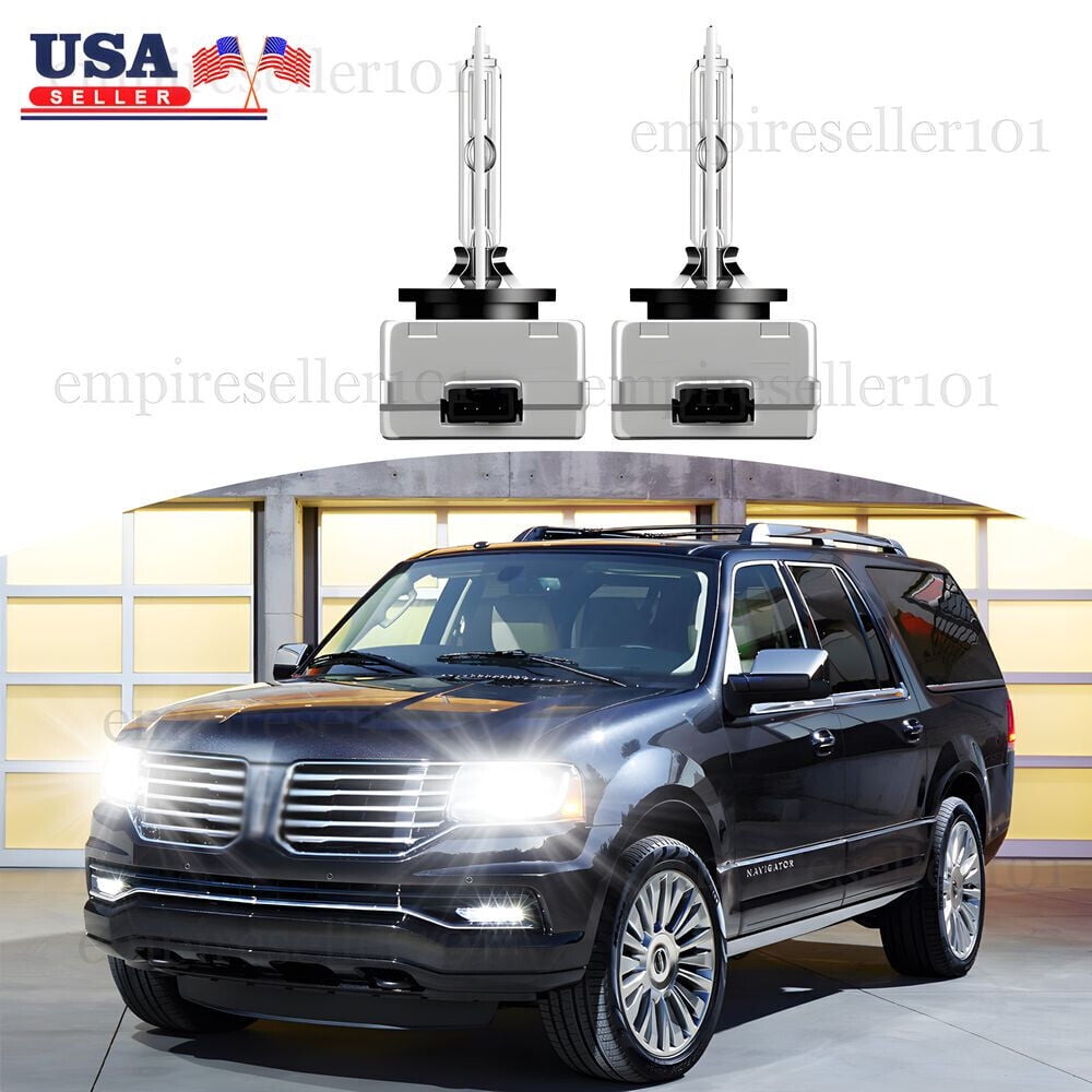 D3S Xenon HID Headlights Bulbs High & Low Beam For Lincoln Navigator ...