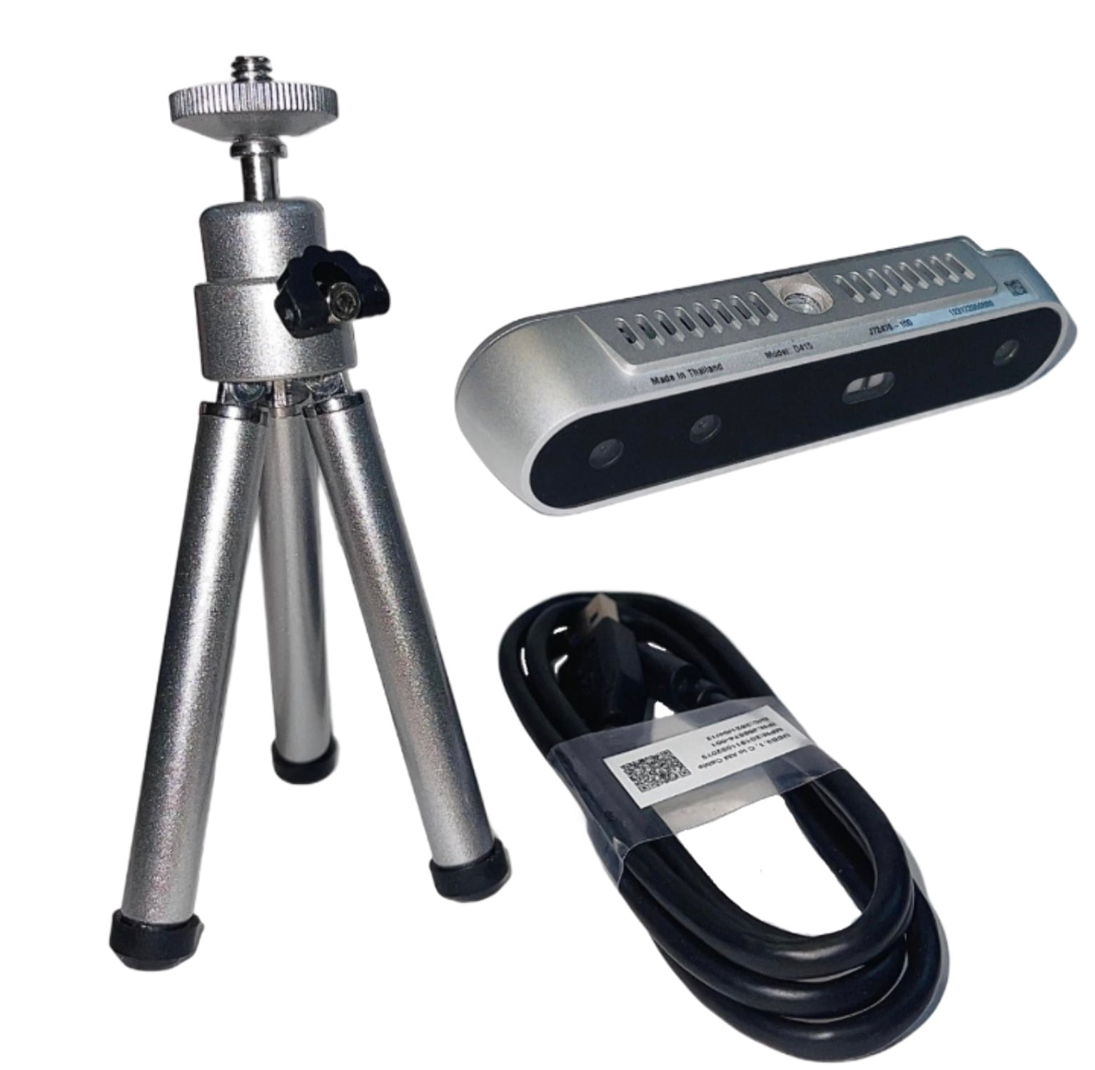 D415 Depth Camera Silver MSIP-REM-CPU-D415C, Tripod, Charger Webcam ...