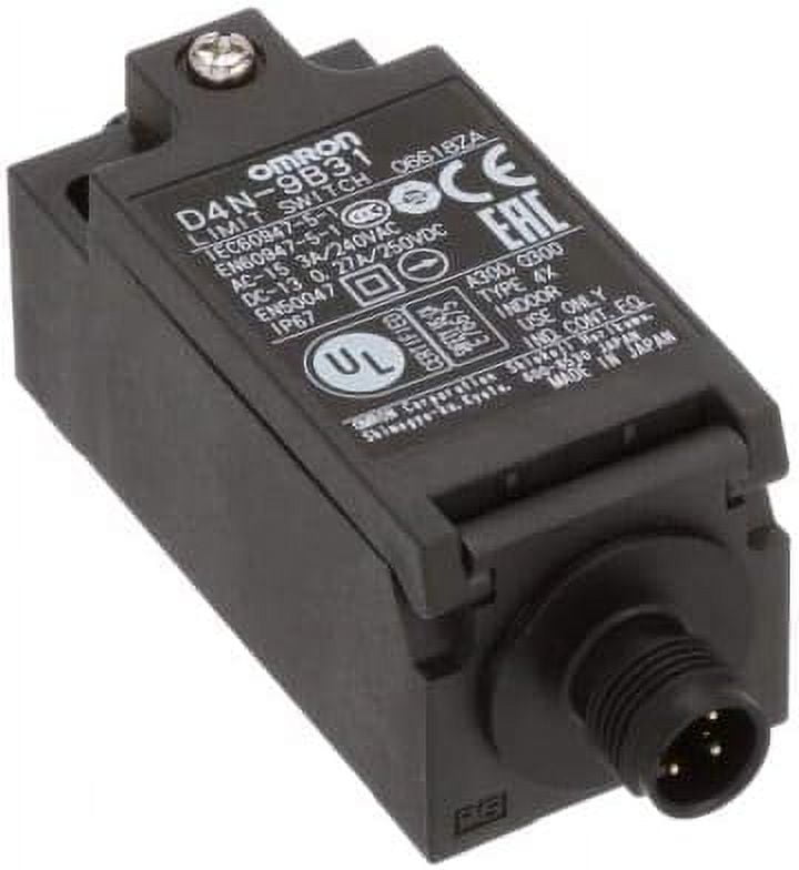 D4N9B31 SNAP tion Limit Switch; DPST-NC; ON-MOM; 10A ; 2.5A DC; 120V ...
