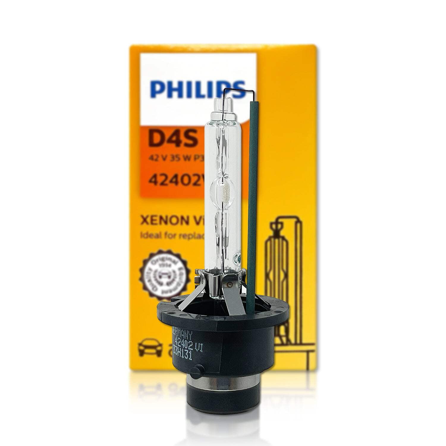 D4S: Philips Vision 42402VIC1 OEM Standard HID Xenon Bulb w/ COA Label ...