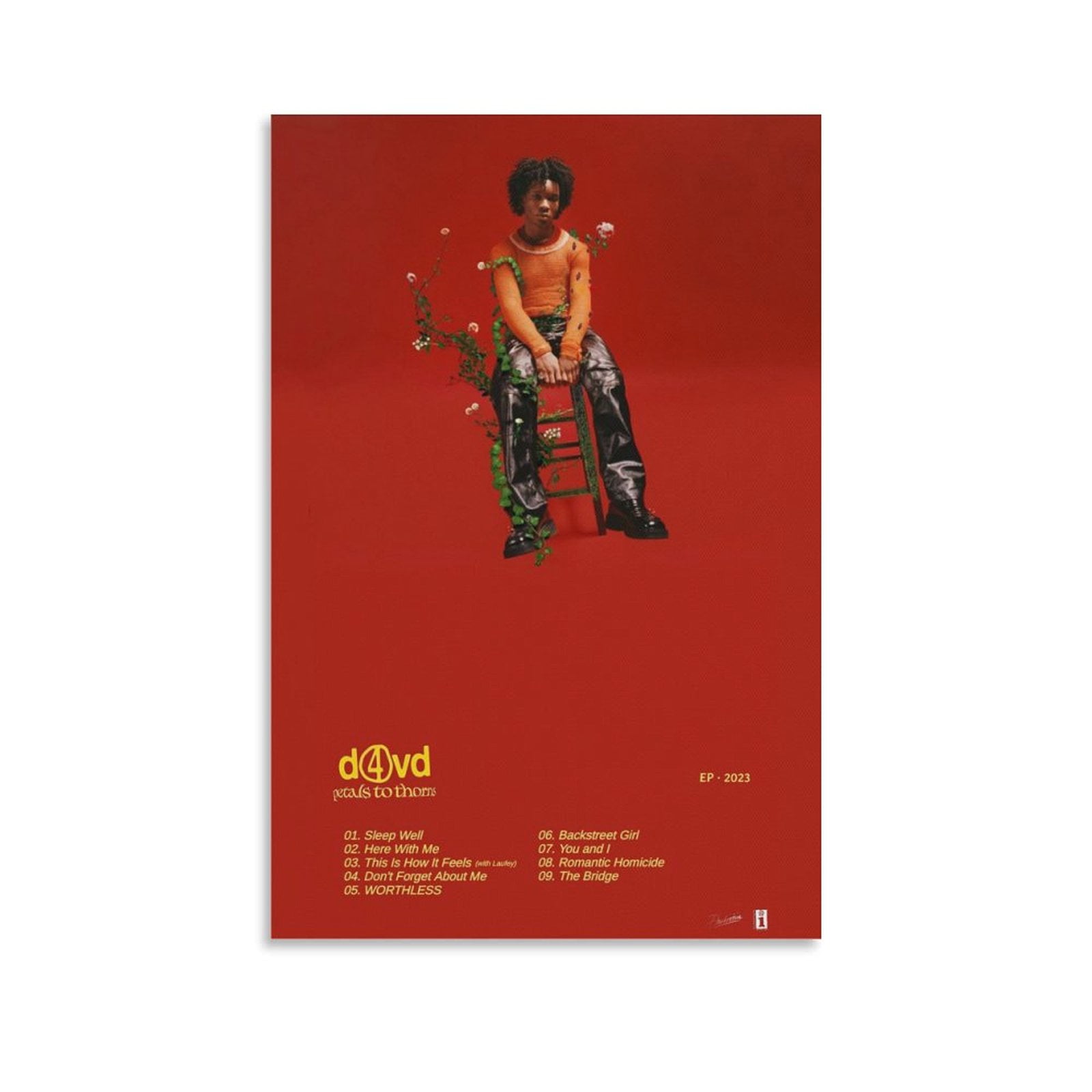 D4vd Posters Songwriter Singer Print Photo Art Painting Canvas Poster ...