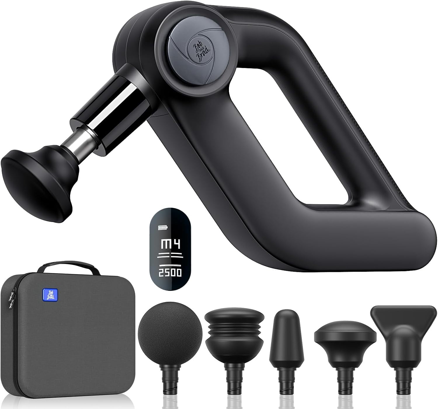 D5 Pro Plus Massage Gun with Heat, 13mm Amplitude Deep Tissue ...