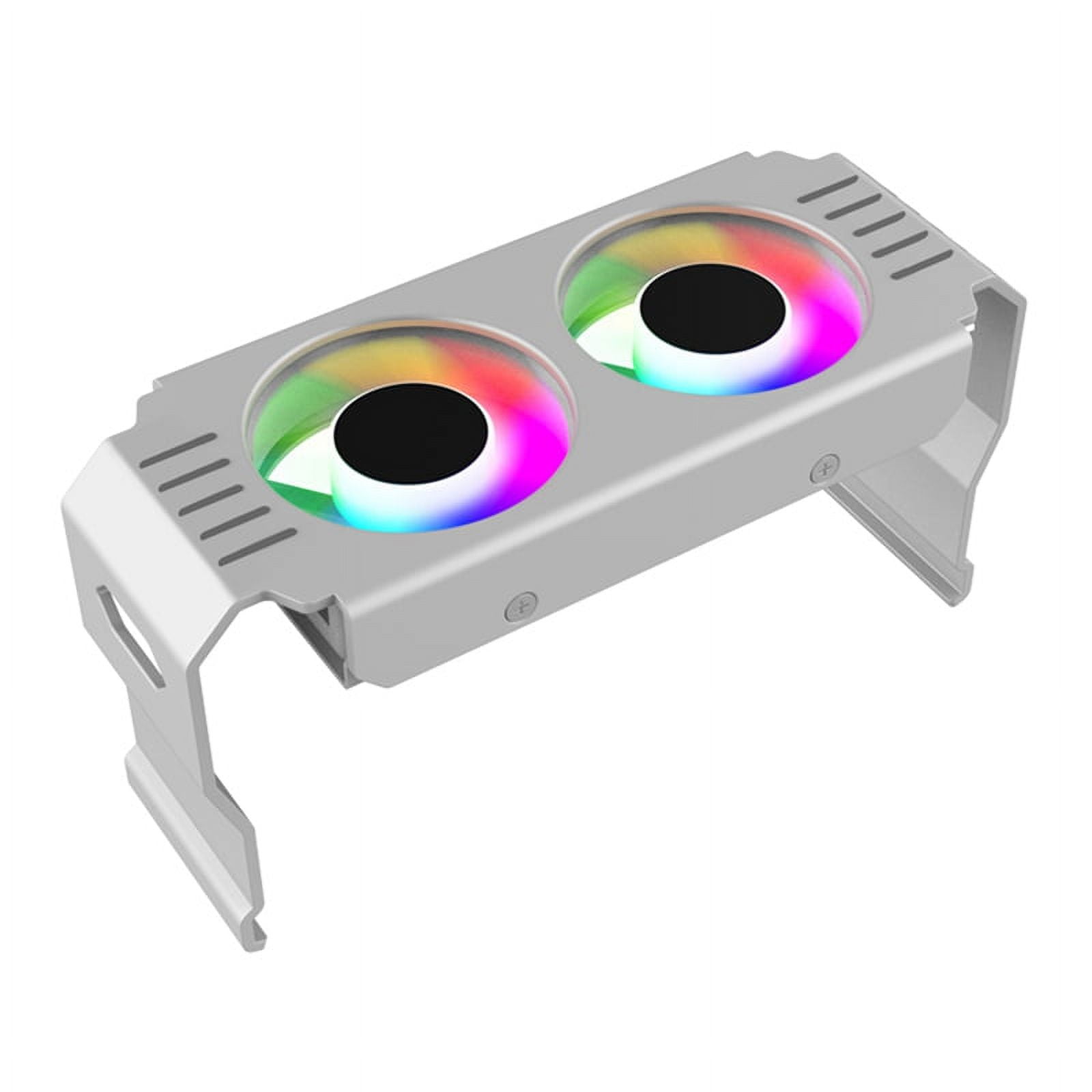 D50 Argb Sync Heatsink Cooler 4pin Memory Module Cooling Dual Fans Argb Light Memory Cooling