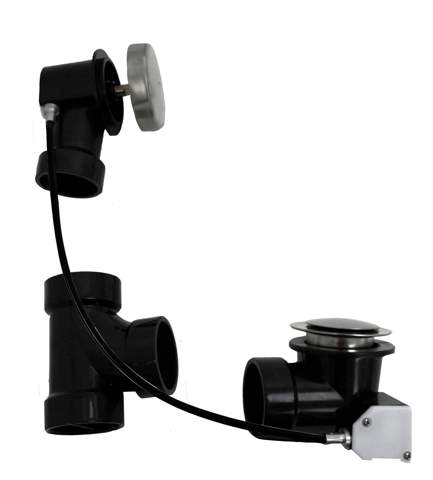 D50A27-07 27" Cable Drive Standard Bath Drain Trim Kit with Rotary ...
