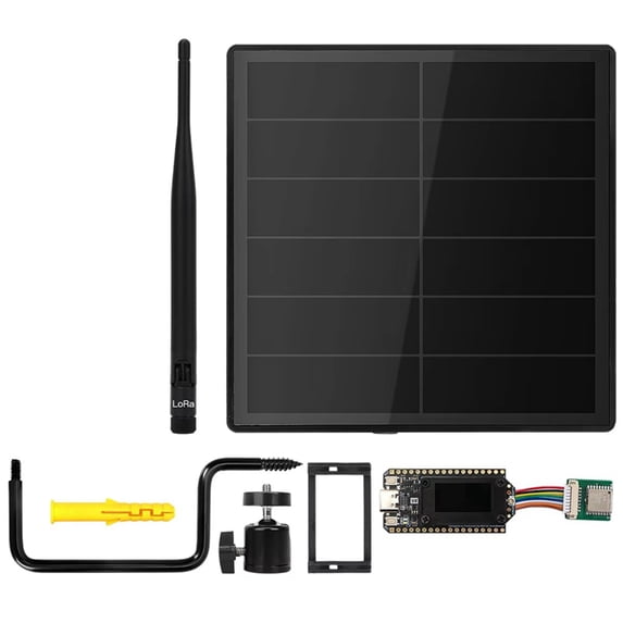 D5L Meshtasic Solar Powered Heltec LoRa 32 V4 ESP32 with GPS LoRa ...