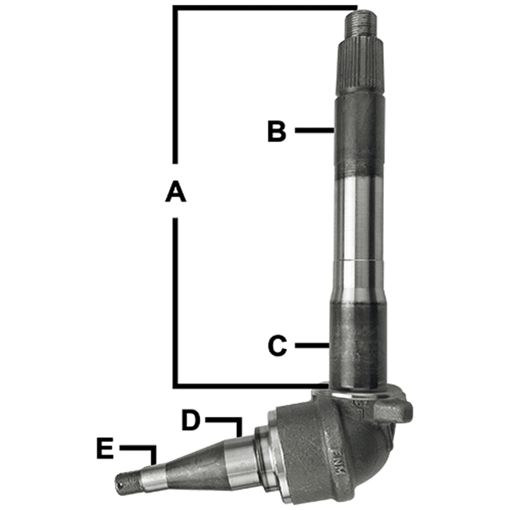 D5NN3106F New Spindle L/H for Ford Tractor 5700, 6700, 7700 6710 7710 ...
