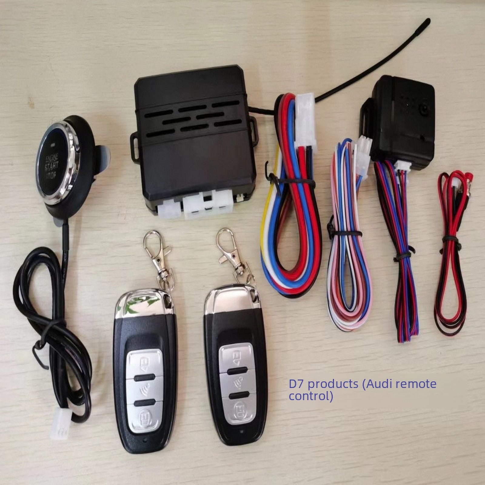 D7: anti-theft device one-button start vibration alarm remote start ...