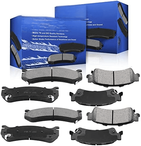D785 D792 Front + Rear Disc Brake Pads Compatible with 1999-2006 GMC ...