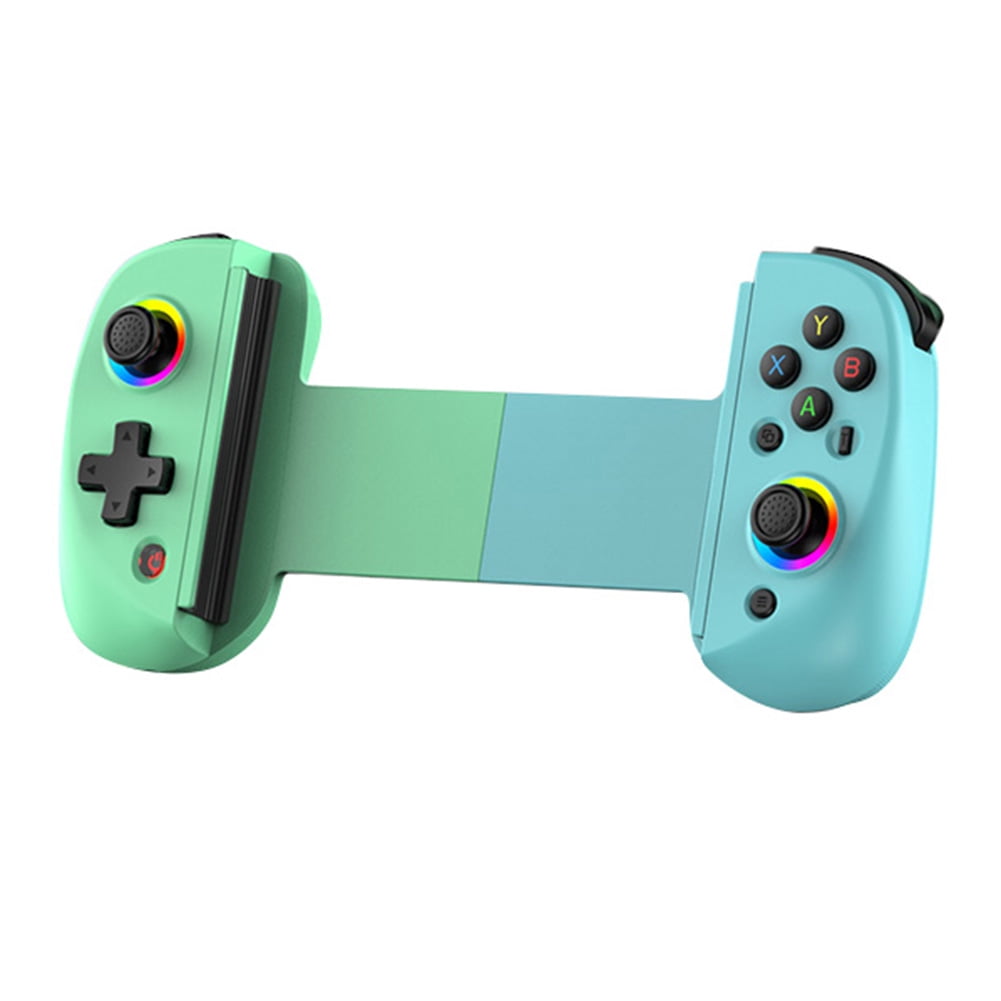 D8 Telescopic Mobile Phone Gamepad RGB Light for PS3 PS4 Switch (Green ...