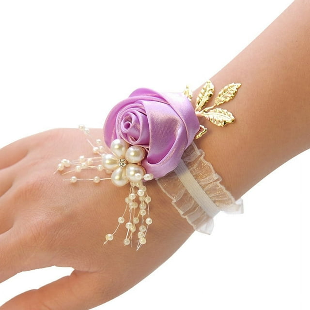 D809 artificial flower wrought cloth bride sister group wrist flower ...