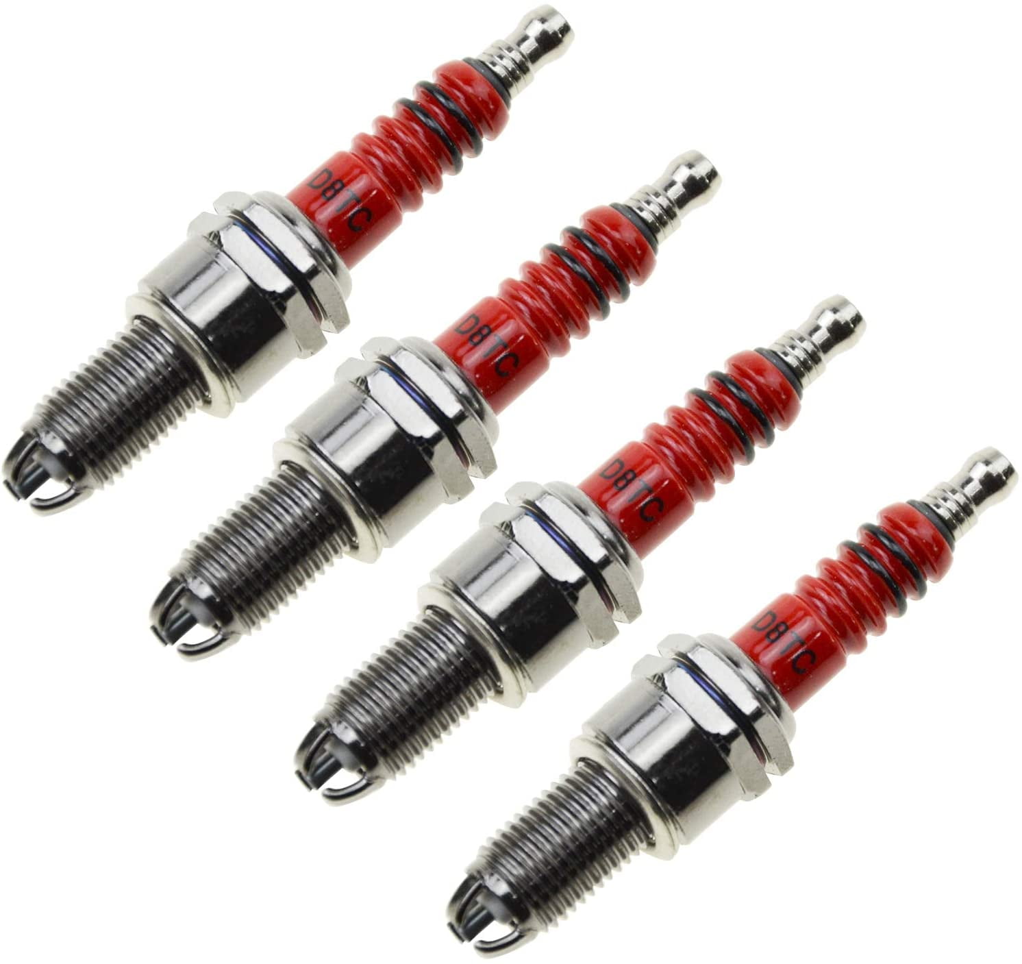 D8TC 3 Electrode Spark Plug for CG 125cc 150cc 200cc 250cc CF250 4 ...