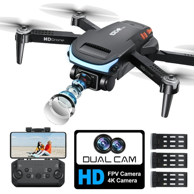 D94 Drone with 4K HD Dual Camera for Adults and Kids , RC Quadcopter ...