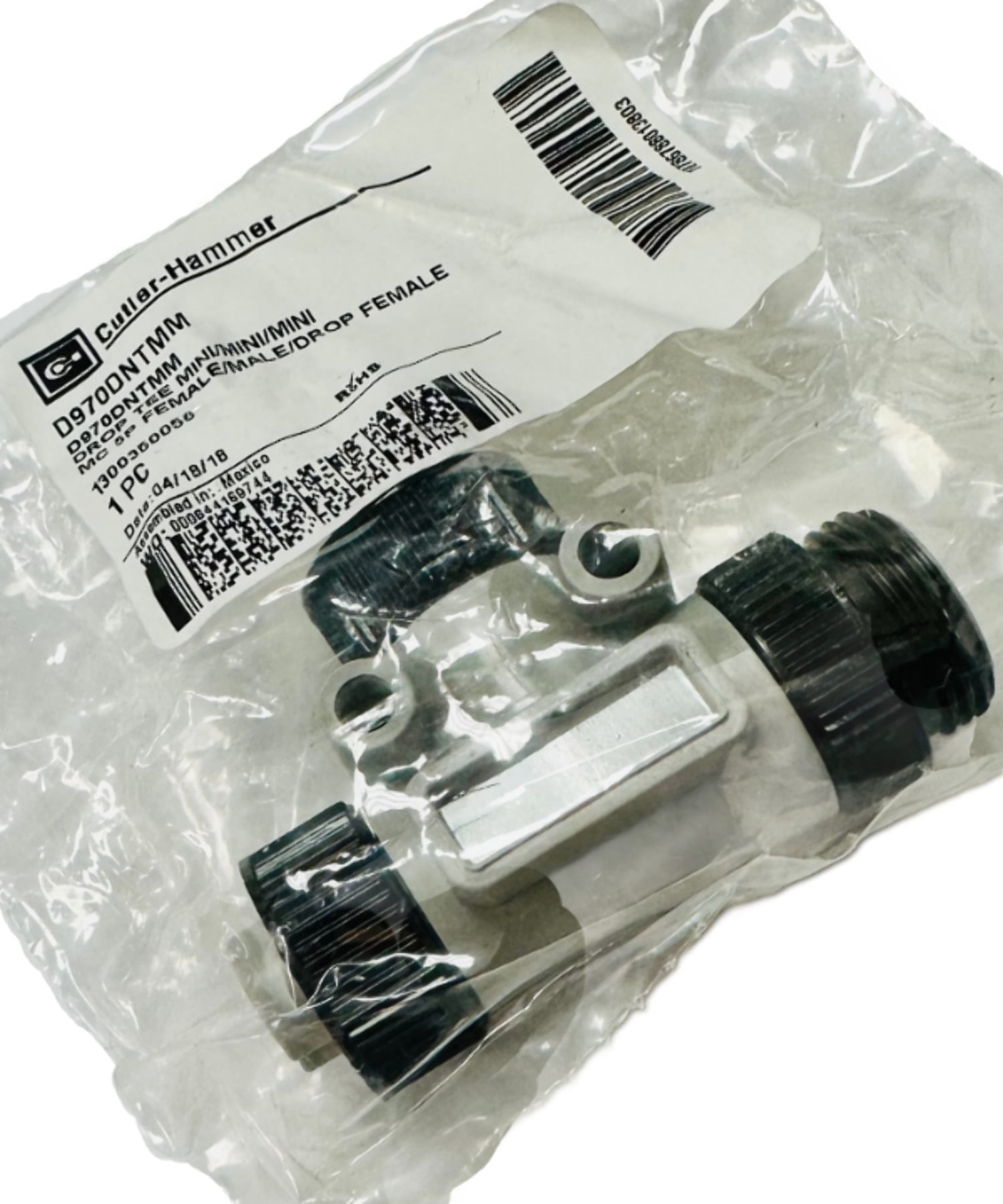 D970DNTMM Connector Drop Tee Mini/Mini/Mini MC 5P Female/Male Drop ...