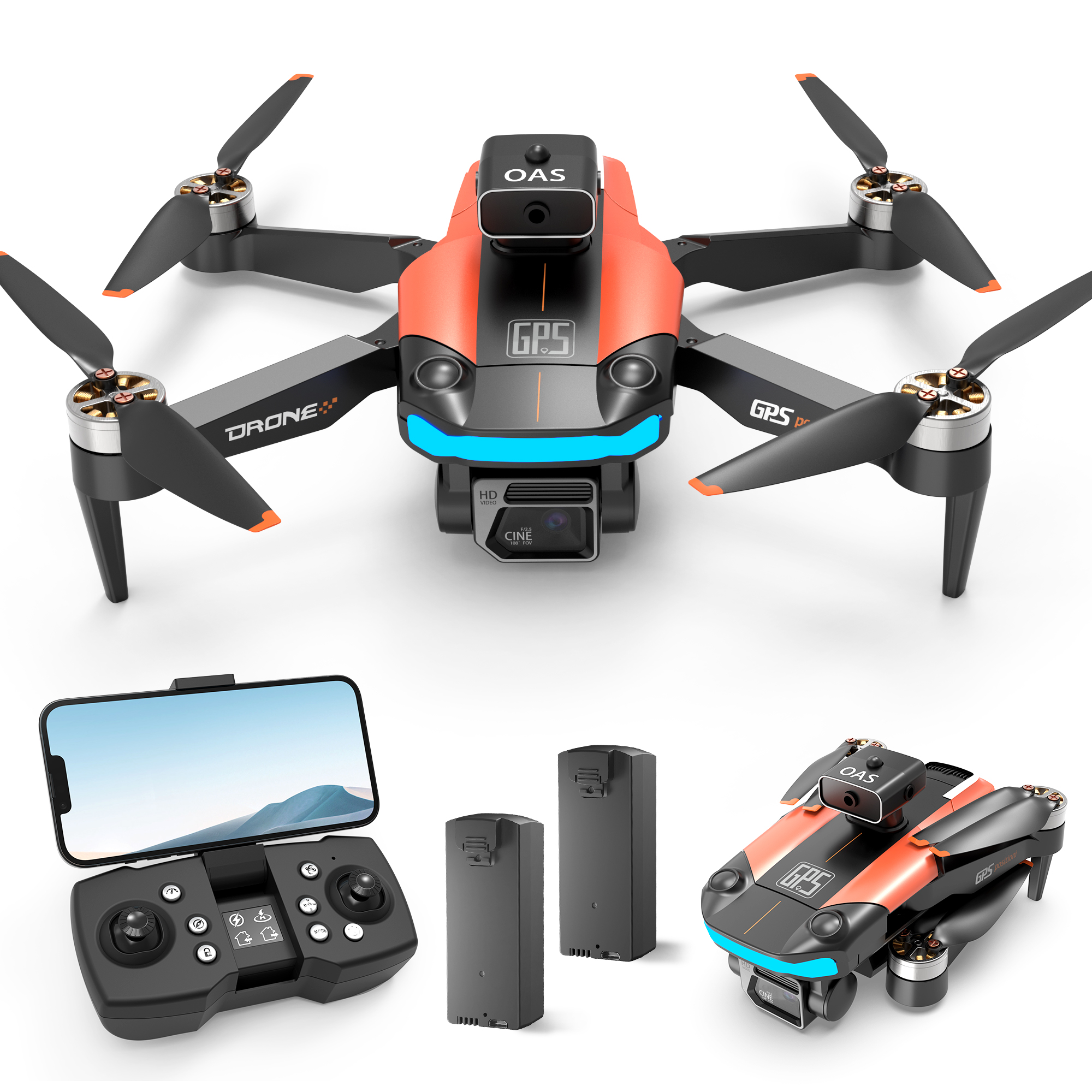 4DRC F3 GPS Drone with 4K Camera for Adults ,Foldable Medium Drone with ...