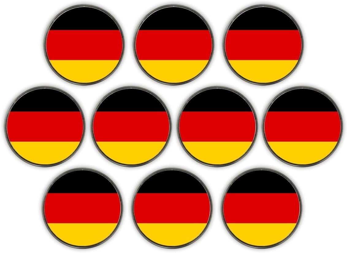 DA VINCI 1 Inch Flag of Countries Metal Golf Ball Markers - Pack of 10 ...