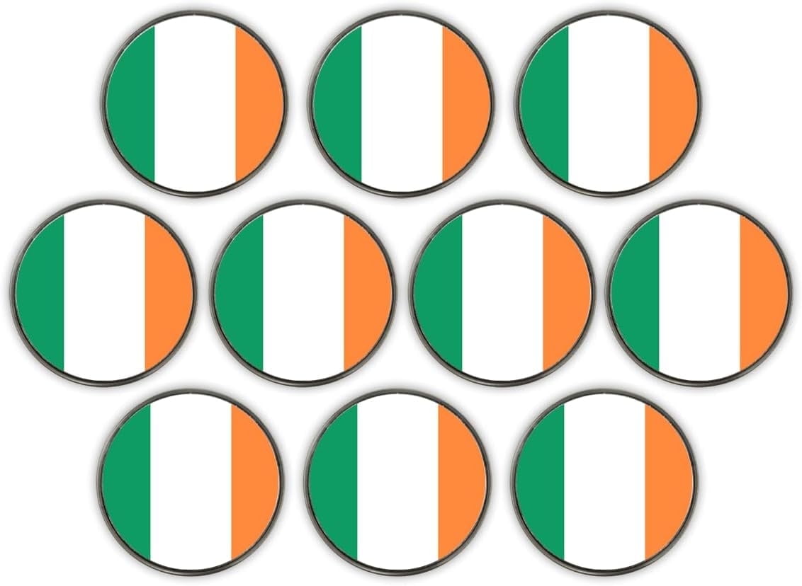 DA VINCI 1 Inch Flag of Countries Metal Golf Ball Markers - Pack of 10 ...