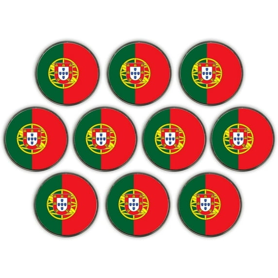 DA VINCI 1 Inch Flag of Countries Metal Golf Ball Markers - Pack of 10 ...