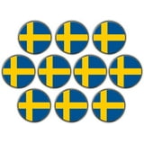 DA VINCI 1 Inch Flag of Countries Metal Golf Ball Markers - Pack of 10 ...