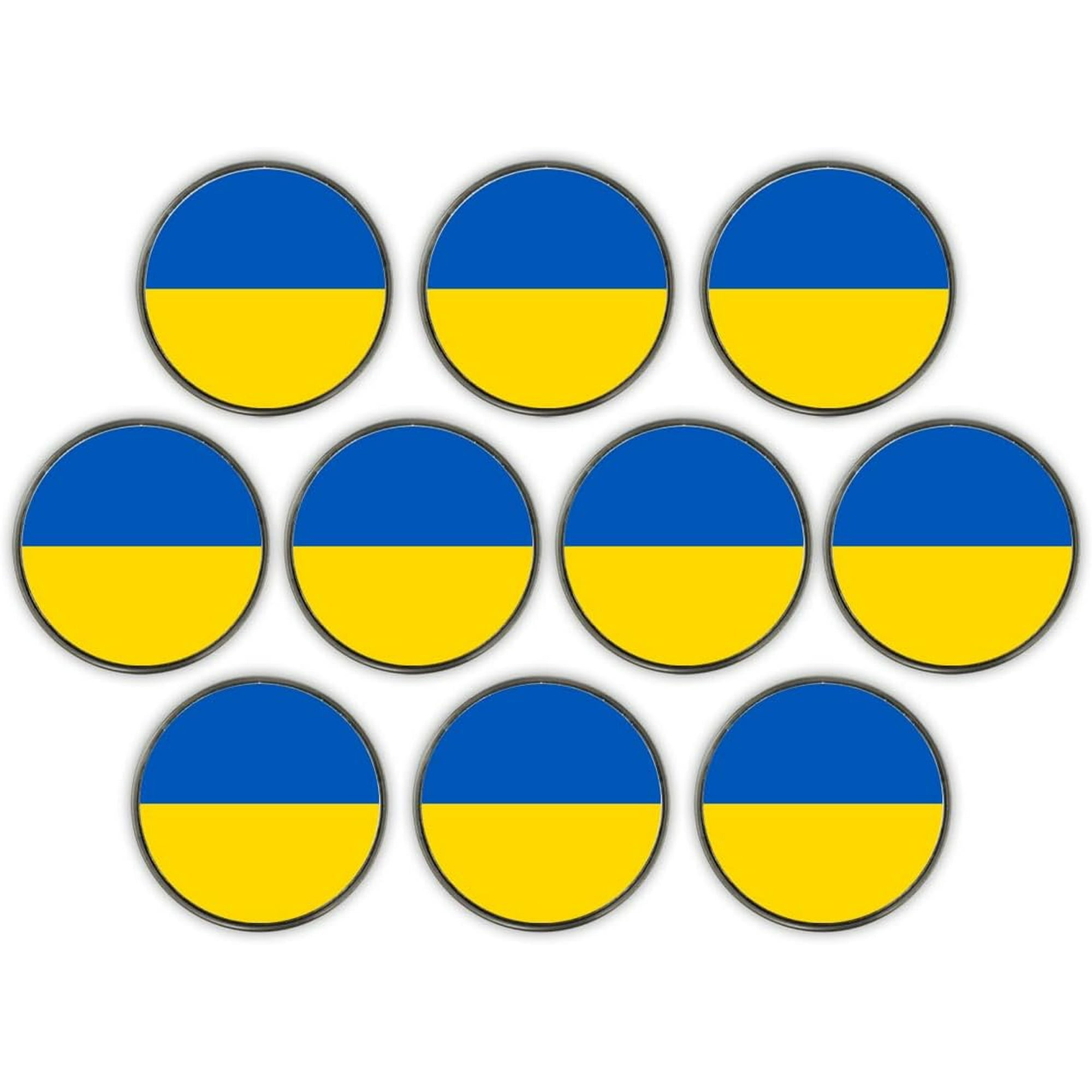 DA VINCI 1 Inch Flag of Countries Metal Golf Ball Markers - Pack of 10 ...